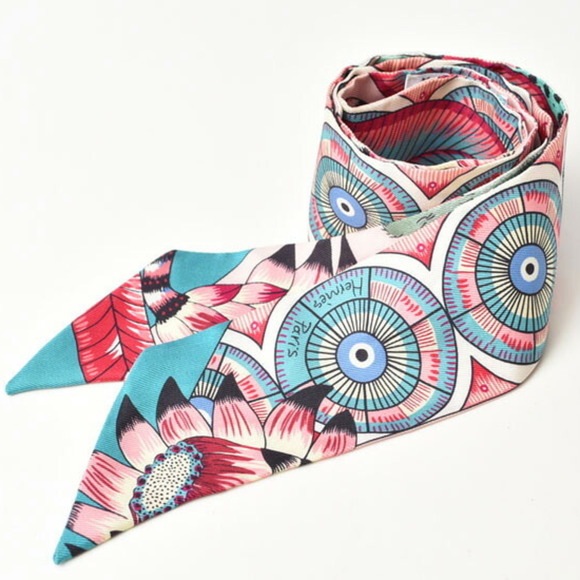 Hermes | Accessories | Hermes Twilly Scarf Muffler Hermes Silk Twill ...